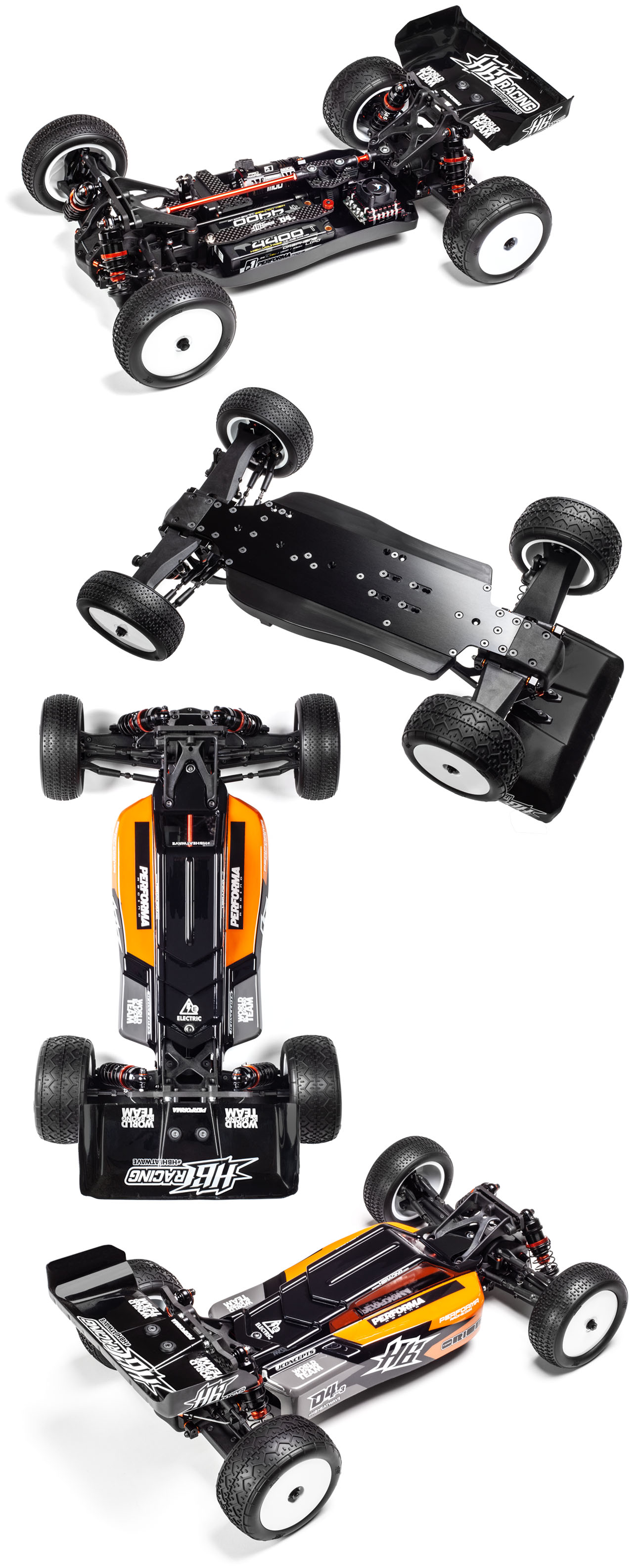 HB RACING D4 EVO3 1/10 COMPETITION ELECTRIC BUGGY 4WD